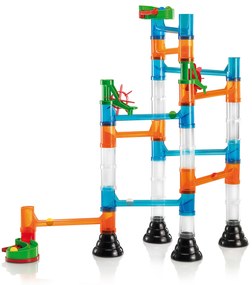 Migoga Marble Run - kuličková dráha - transparentní - 45 ks