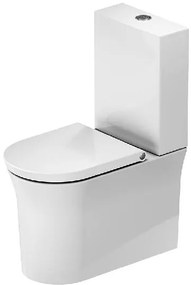 Duravit White Tulip - WC kombi mísa, Vario odpad, Rimless, s WonderGliss, bílá 21970900001