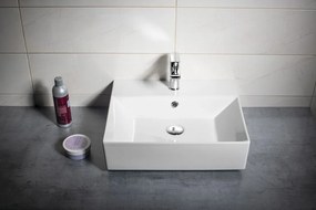 Aqualine, SISTEMA Keramické umyvadlo 50x42cm, 10SF50051
