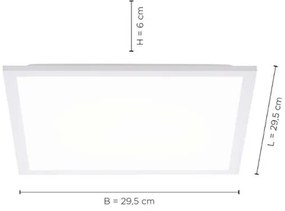 Leuchten Direkt 12200-16 - LED Stropní svítidlo FLAT LED/17W/230V