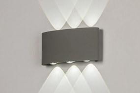 Nástěnné venkovní LED svítidlo Louver Beton Grey