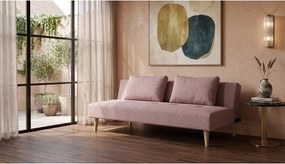 Růžová polohovací/rozkládací pohovka 180 cm Matylda – Bonami Essentials