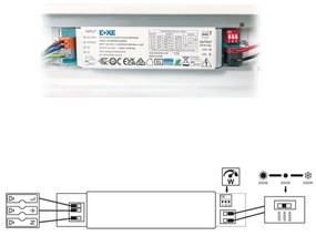 Ecolite TLSVEL5-LED60W - LED Zářivkové svítidlo VELO LED/36/48/60W/230V bílá
