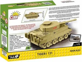 COBI 3095 II WW Tiger I 131 / 144 kostek / 1:72 / od 6 let