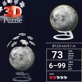 Ravensburger Puzzle-Ball Měsíc svítící ve tmě / 3D Puzzle / od 6 let