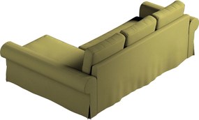 Potah na pohovku IKEA Backabro rozkládací se šezlongem barva zelená látka pletený vzor