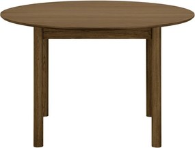 Kulatý rozkládací jídelní stůl s přídavnou deskou v dekoru dubu 120x220 cm Bundaberg – House Nordic