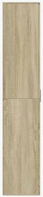 Skříň highboard dub sonoma 80 x 35 x 180 cm kompozitní dřevo 3276653
