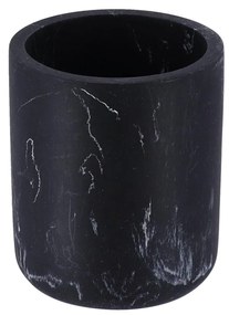 Koupelnový pohár Everist Black Marble, černá, 250 ml