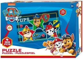 Puzzle pro kluky Tlapková patrola - Paw Patrol - 99 dílků