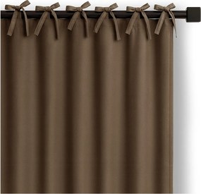 Hnědý dimout závěs 140x250 cm Carli Tie – Restilo