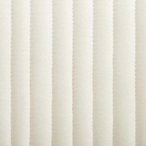 Jídelní židle 4 ks krémové textil 277098