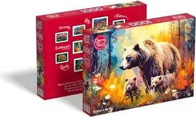 CHERRY PAZZI Puzzle Společně v divočině / 1000 dílků / 70 × 50 cm