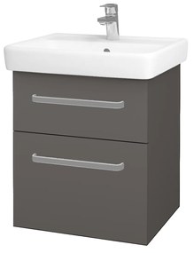 Dřevojas Koupelnová skříň Q MAX SZZ2 55 Varianta: N08 Cosmo / Úchytka T02 / N08 Cosmo