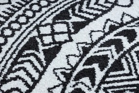 Dywany Łuszczów Kusový koberec Napkin grey kruh - 140x140 (průměr) kruh cm