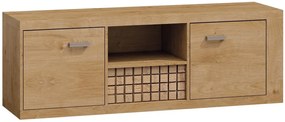 Casarredo - Komfort nábytek Televizní stolek NATURAL N12, 2D1S, dub ribbeck/kostka