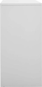 Uzamykatelné skříně 2 ks světle šedé 90 x 45 x 92,5 cm ocel 3095231