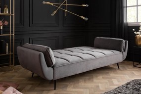 Rozkládací sedačka Bailey 213 cm šedá