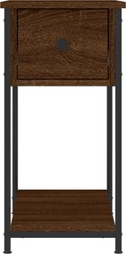 vidaXL Noční stolek 30 x 60 x 60 cm kompozitní dřevo [826061] Barva: kouřový dub