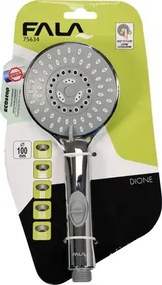 FALA DIONE chrom / Sprchová hlavice / 5 funkcí + Eco stop / průměr 105