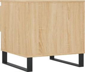 vidaXL Konferenční stolek 50 x 46 x 50 cm kompozitní dřevo [830930] Barva: bílá s vysokým leskem