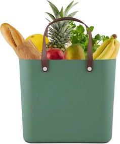 Rotho Nákupní taška, kabelka, plastová MULTIBAG, zelená, 25l