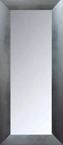 AMIRRO Zrcadlo na zeď dveře chodbu do pokoje ložnice koupelny předsíně nástěnné závěsné v kovovém rámu ORSAY - 35 x 140 cm v rámu se stříbrným odstínem 104-807