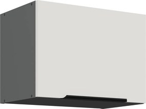 ARIA aw | horní skříňka 50 GU-36 1F výklopná | 50 cm | ANTI FINGERPRINT povrch | antracit/bílá