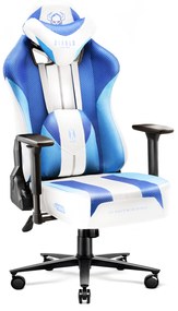 Látková herní židle X-Player 2.0.Normal size: frost white / bílá Diablochairs