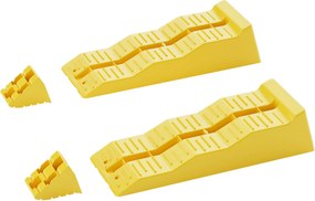 Vyrovnávací nájezdový klín Wiltec – 100 mm, sada 2 ks (65109)