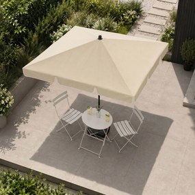 Zahradní slunečník FLOKS 200x125 cm béžový