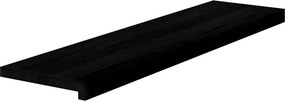 Nášlapy na schody 2 ks hnědo-černé 100x25x2 cm masivní dub 3283799