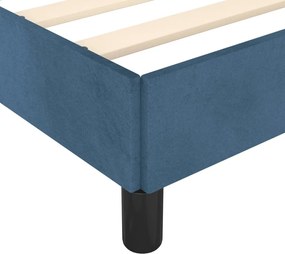 vidaXL Rám postele bez matrace 90 x 200 cm samet [3125856] Barva: světle šedá