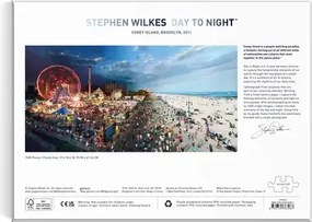GALISON Puzzle Coney Island ve dne v noci / 1500 dílků