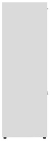 Knihovna Oven - bílá s vysokým leskem | 90x30x90 cm