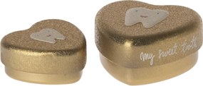 Krabička na zoubky Tooth Box Gold - Set 2 ks Maileg