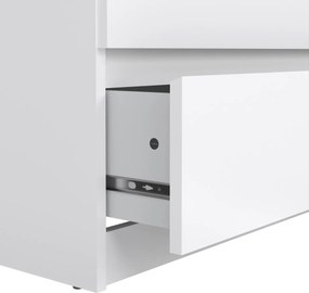 FALCO Komoda Simplicity 232 bílý lesk