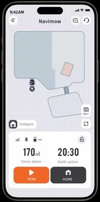 Robotická sekačka Segway Navimow I108E 800 m 2