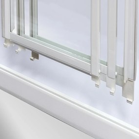 Roth LEGA LINE PD3N 1900 Posuvné sprchové dveře pro instalaci do niky 90 cm Profil: Bílá, Sklo: Hladké čiré