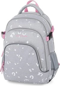 Oxybag OXY SCOOLER - studentský batoh Grey Geometric