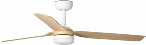 FARO 33816-20 PUNT M LED, bílá/světlé dřevo, stropní ventilátor s DC motorem - FARO