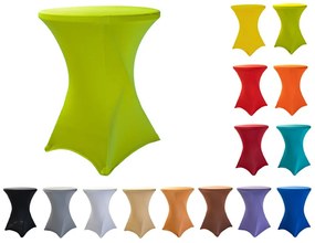 Elastický ubrus na koktejlový bistro stůl ⌀60 cm VÍCE BAREV Barva: 1 BÍLÁ