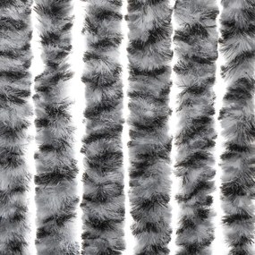 vidaXL Závěs proti hmyzu 100 x 200 cm žinylka [377336] Barva: Světle šedá a bílá