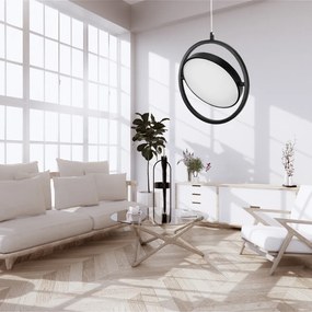 Toolight Závěsné LED svítidlo Luxury Glamour 3 APP1790-CP černé