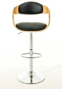 Barová židle Leah přírodní/černá