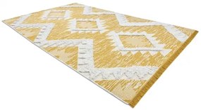 koberec ECO SISAL BOHO MOROC Diamanty 22312 střapce dvě úrovně rou velikost 136x190 cm | krásné koberce cz