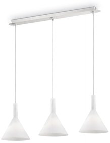 Závěsné svítidlo Ideal Lux Cocktail SP3 small bianco 074245 bílé 82cm