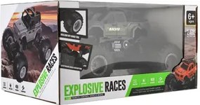 TEDDIES RC auto Off-road Pick-up šedé / 2,4 GHz / 23 cm / Se světlem /
