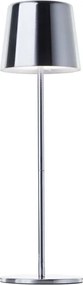 Brilliant G40939/68  Stolní AKU lampa XAANA broušený nikl USB-C , CCT