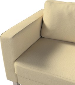 Potah na pohovku IKEA Karlstad, 3-místná, rozkládací barva béžová látka lesklé, pletený vzor
